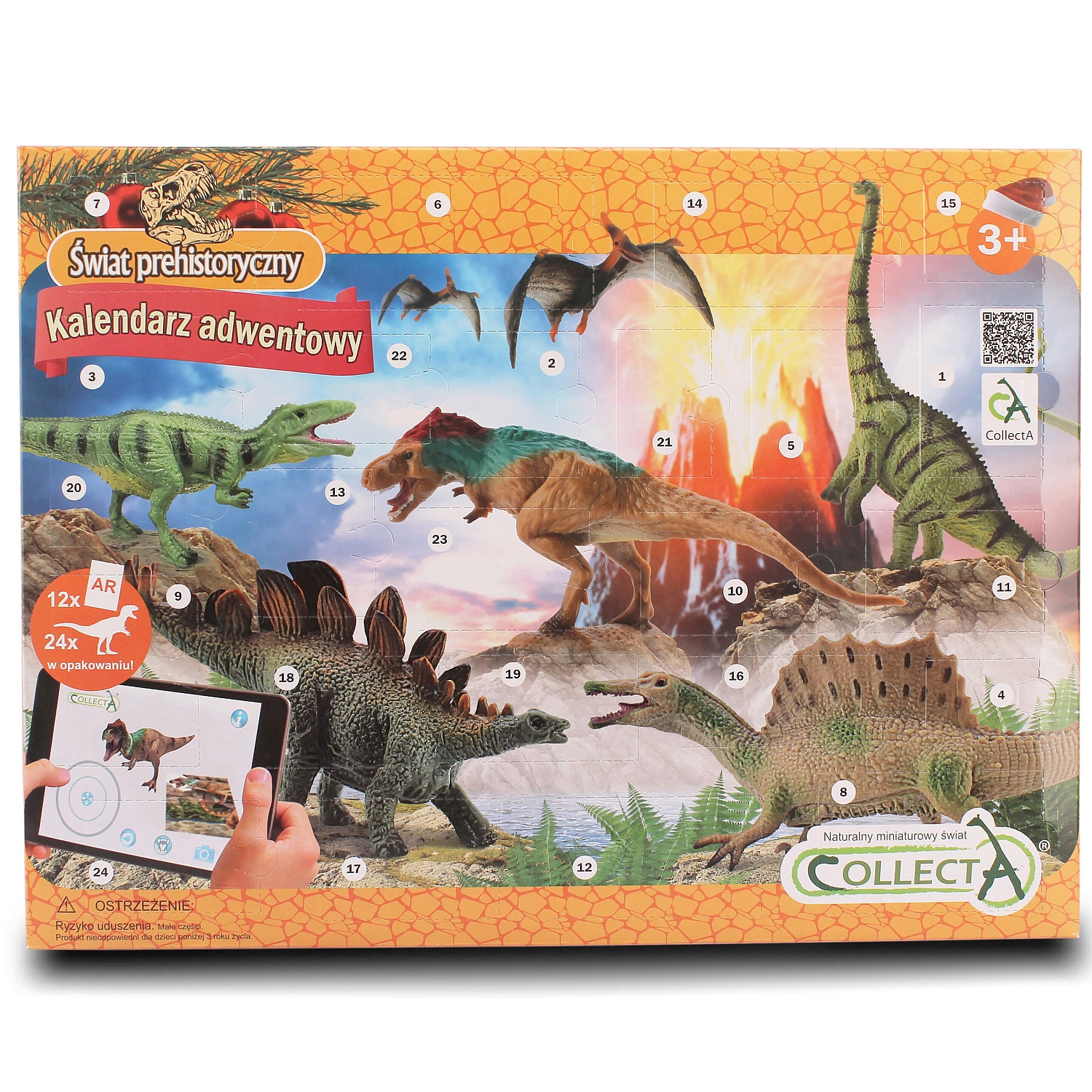 DINOZAURY KALENDARZ ADWENTOWY FIGURKI COLLECTA 1800240666 - sklep ...