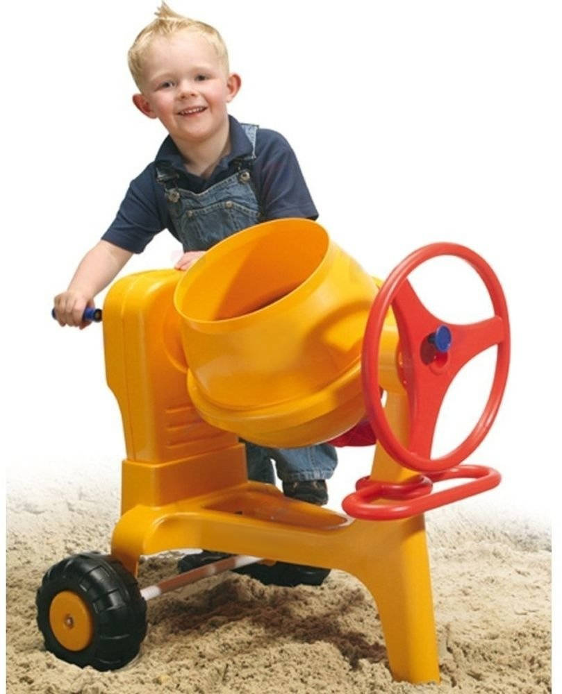 DUŻA BETONIARKA + TACZKA ZESTAW MURARZA POLESIE 1800241848 - sklep ...