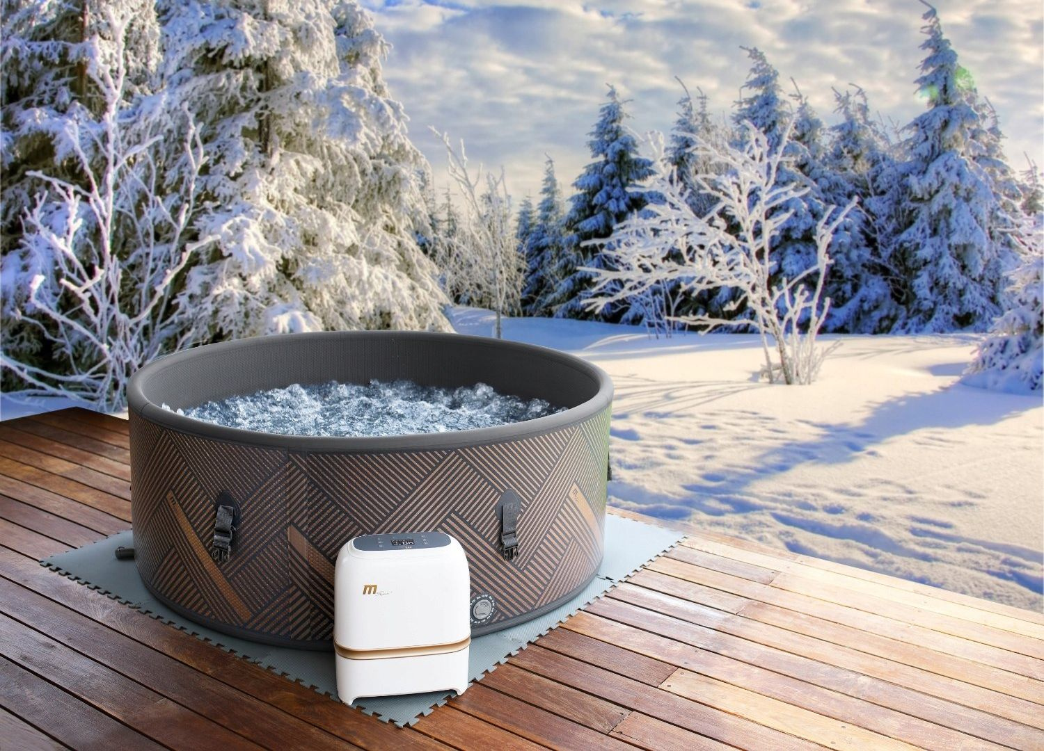 SPA OGRODOWE z HYDROMASAŻEM MONO DMUCHANE 6os OZON