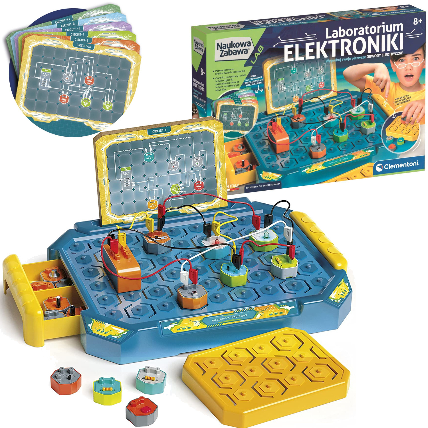 LABORATORIUM ELEKTRONIKI OBWODY ELEKETRYCZNE Clementoni 1800241374 ...
