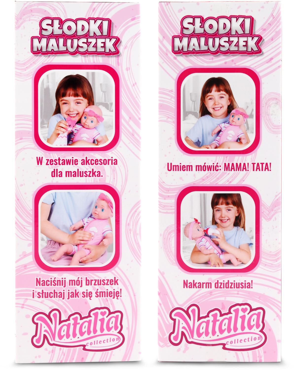 LALKA NATALIA bobas SŁODKI MALUSZEK MÓWI PŁACZE ŚMIEJE SIĘ akcesoria ...