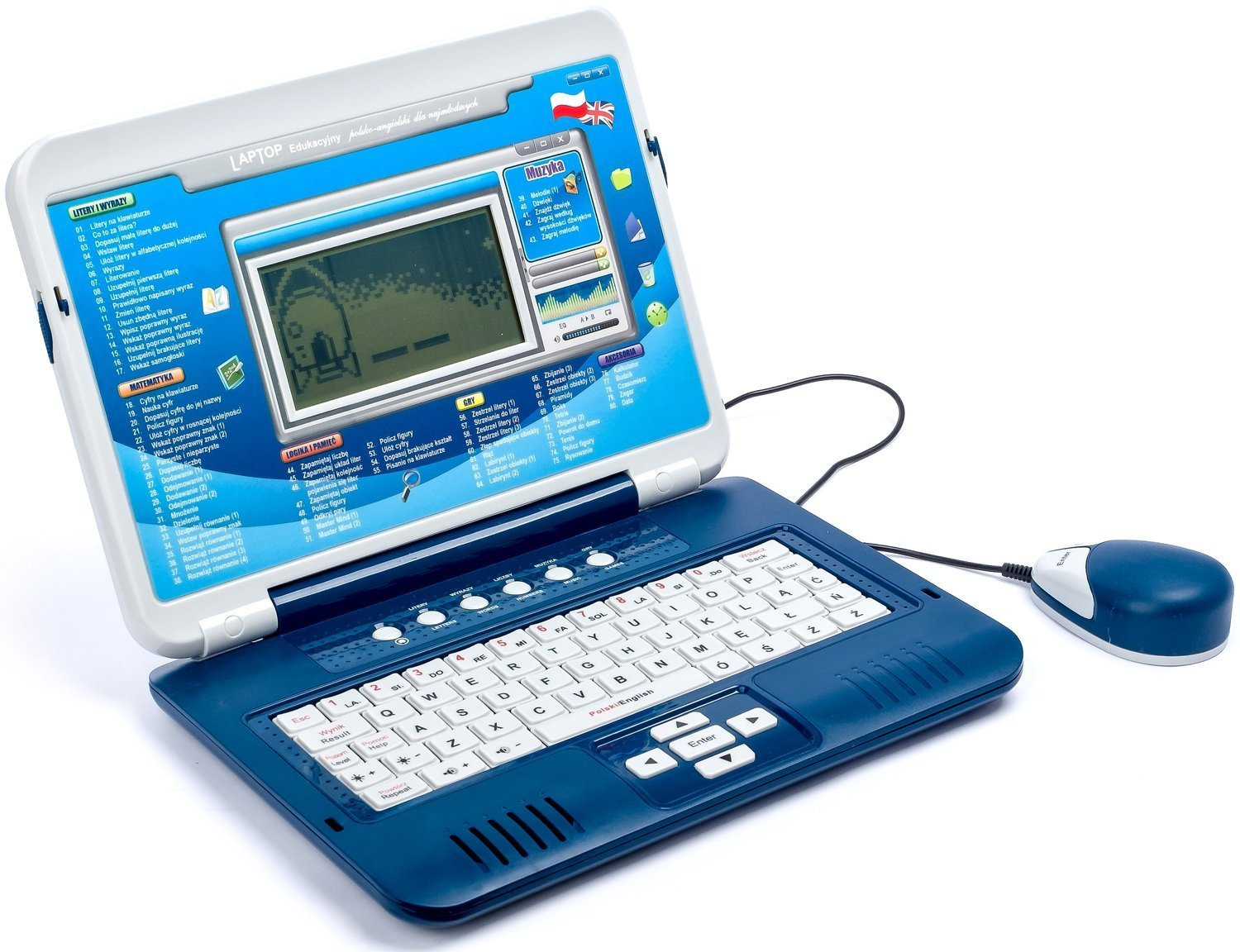 LAPTOP DLA DZIECI Edu Komputer PL/ANG Zasilany USB 1800238419 - sklep ...