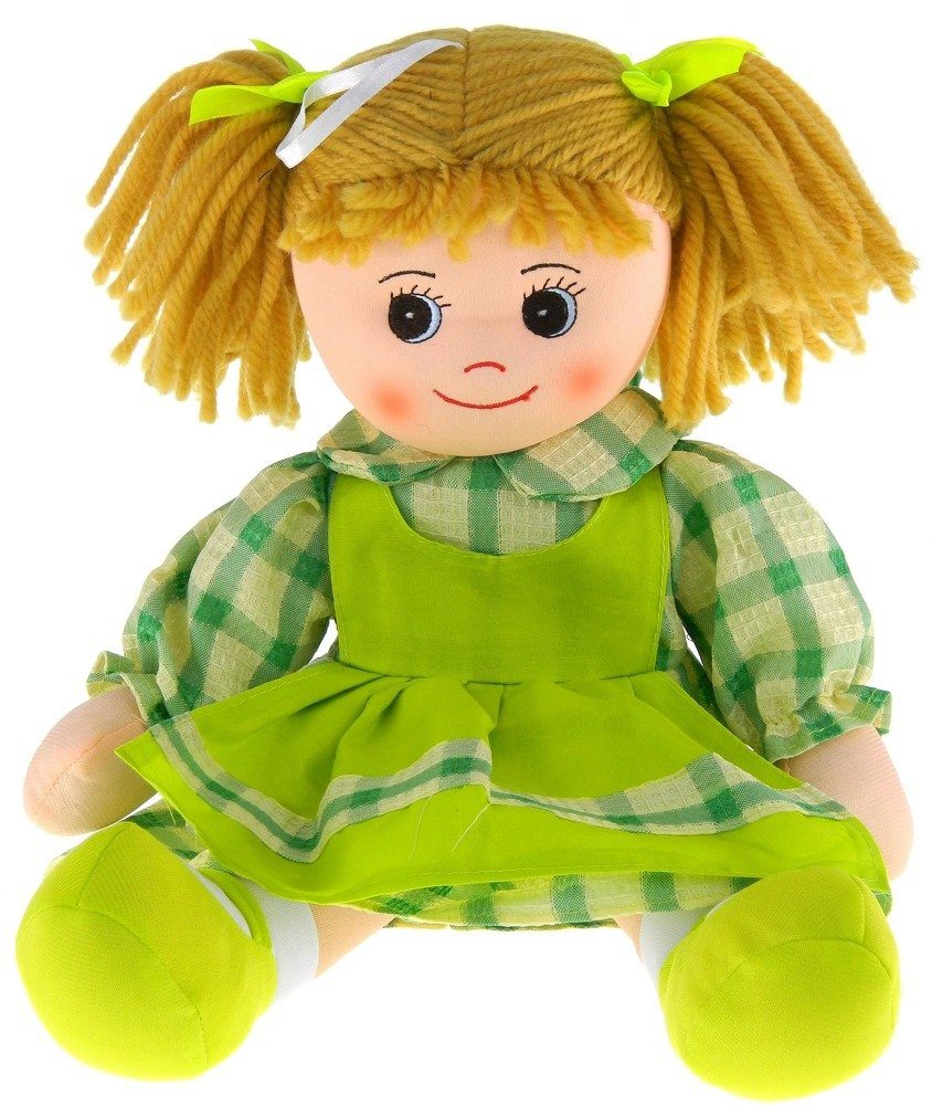 ZUZIA LALKA PRZYTULANKA Szmaciana 50 cm zielona 1800220481 - sklep ...